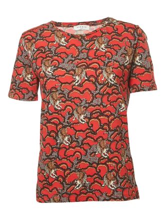 Sandro t-shirt &agrave; imprim&eacute; graphique - Rouge