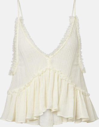 The Attico Top caraco en coton