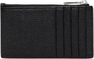 Michael Kors Femme, Accessoires, Noir, Taille: ONE Size Jet Set Small Pebbled Leather Card Case
