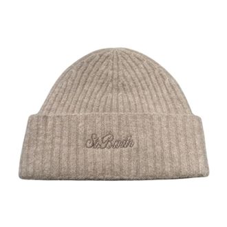 MC2 Saint Barth Herren Wollm&uuml;tze klassisches Rippmodell - - Accessories - Herren - Beige - ONE SIZE