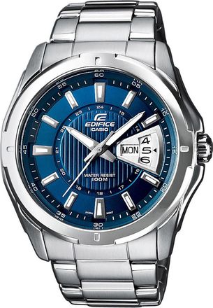 Casio Uhr Casio Edifice EF-129D-2AVEF Silberfarben