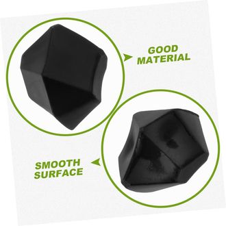 Cabilock Dekorative Aquarium Steine Schwarz Unregelmäßige Landschaftssteine Terrarium Für Fischtank Dekoratives Natürliche Textur Pflegeleicht