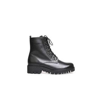 Gabor Stilvolle Winterstiefel mit Schn&uuml;rung und niedrigen Abs&auml;tzen - - Shoes - Damen - Schwarzk - 38 1/2 EU