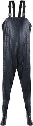 Generic Waders Bottes de p&ecirc;che Pantalon de p&ecirc;che avec bretelles Respirant Crosswater Waders Jean Combinaison Homme, Noir, 58