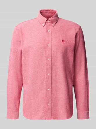 Mc Neal Regular Fit Freizeithemd aus reiner Baumwolle mit Label-Stitching