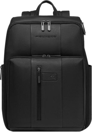 Piquadro Homme, Sacs, Noir, Taille: ONE Size Sac &agrave; dos de voyage pour ordinateur portable 15,6 en textile