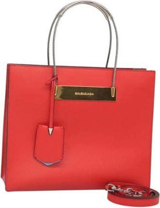 Balenciaga Pre-owned Cuir sacs-main - Femme - Pre-owned - Rouge - Taille: ONE Size