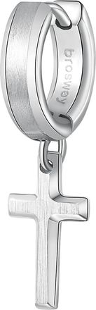 Brosway Ohrring Mann aus Edelstahl mit Symbolen Kreuz, Ohrring Mann Kollektion INK - BIK27