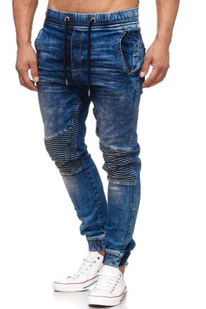 Tazzio Biker Style Herren Jeans 16505 Blau XXL
