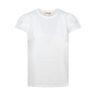 Twinset Femme, Tops, Blanc, Taille: 40 FR T-shirt en coton