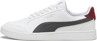 Puma Puma Mixte Shuffle Basket, Blanc Ombre Gris Intense Rouge, 46 EU