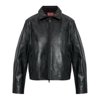 Diesel Damen, Jacken, Schwarzk, XSGröße