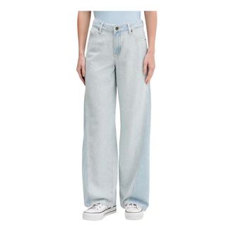Guess Femme, Jeans, Bleu, Taille: W29 G11 Wide Leg Twisted