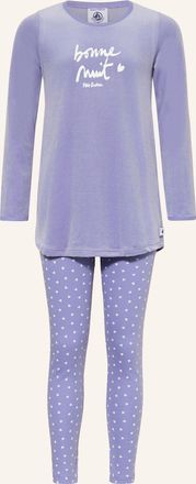 Petit Bateau Petit Bateau Schlafanzug Aus Nicki blau