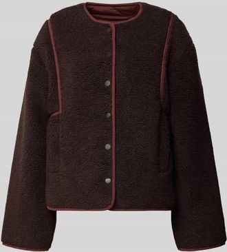 Lanius Steppjacke mit Rundhalsausschnitt und Eingrifftaschen