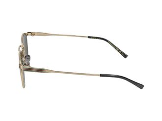 Gucci Mens Gg1875s Round Metal Frame Sunglasses Gold