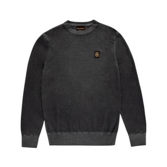 RefrigiWear Rundhals-Strickware - - Knitwear - Herren - Grau - S