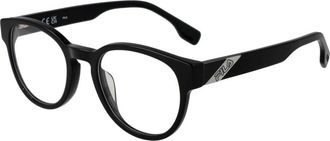 Fila Schwarze Celluloseacetatbrille (Rahmen)