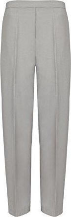 WearAll Pantalon Simple avec Taille &eacute;lastique et Les Poches - Pantalons - Femmes - Gris - 42 25