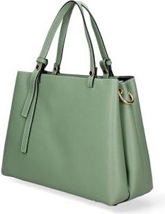 Gave Lux Sac &agrave; main en cuir v&eacute;ritable pour femme Fabriqu&eacute; en Italie 28 x 21 x 12 cm GLX228103823FBG, Menthe, Taille unique