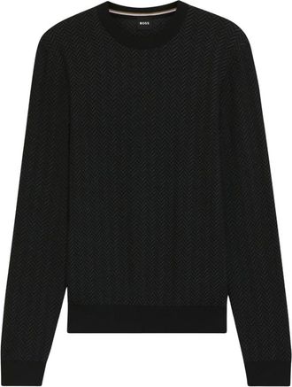 HUGO BOSS Herren, Strickwaren, Schwarzk, XLGr&ouml;&szlig;e