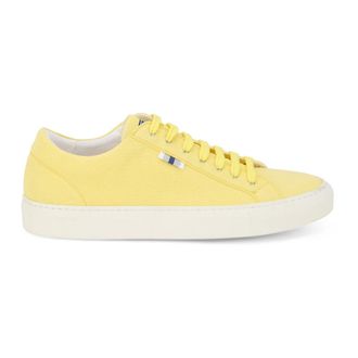 Fedeli Homme, Chaussures, Jaune, Taille: 42 EU Baskets jaune clair pour un look d&eacute;contract&eacute;