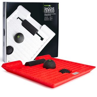 BLACKROLL Blackroll Stehmatte Smoove Board | Gesundheits- & Fitnessmatte für den Steharbeitsplatz | Ermüdungserscheinungen reduzieren | Mit Faszientools zur Sel