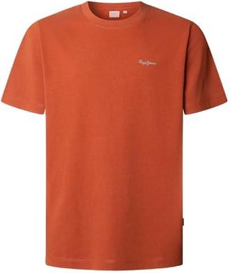 Pepe Jeans London Contrast Connor T-Shirt, Rouge (Rouge Brique), L Homme