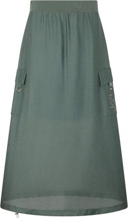 Liu Jo Femme, Jupes, Vert, Taille: 40 FR Gonna lunga in mesh