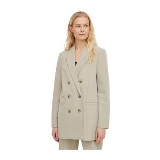 Bruuns Bazaar Zweireihiger Blazer - - Jackets - Damen - Beige - S