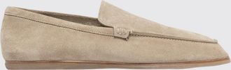Buttero Loafer aus Veloursleder mit erhabener Mokassinnaht und Gummisohle