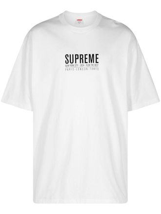 SUPREME Paris T-Shirt - Wei&szlig;