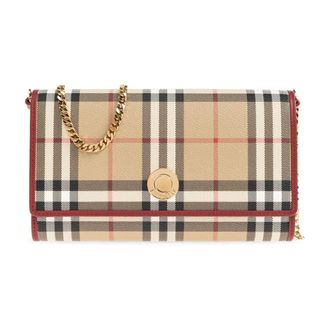 Burberry Femme, Accessoires, Beige, Taille: ONE Size Hannah Chain Wallet