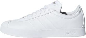 adidas Femme VL Court 2.0 Shoes Chaussures, Cloud White/Cloud White/Metallic, 36 EU