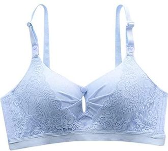Generic Soutien-gorge 2026 pour femme - Double bouton - Pour lallaitement - Sous-v&ecirc;tements post-partum - Anneau en acier, bleu, 70