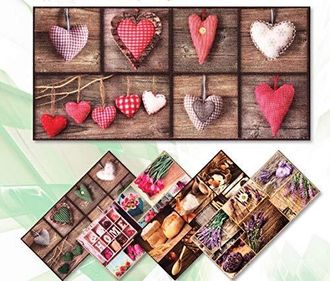 Reds Reds Teppich, Mehrfarbig, 57 x 12 cm