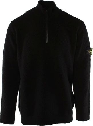 Stone Island Homme, Pulls, Noir, Taille: XL Pull Col Roul&eacute;