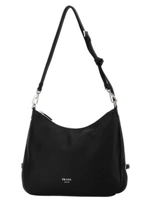 Prada Womens Black Leather Large Prada Fold Shopping Bag Nero Borse A Mano