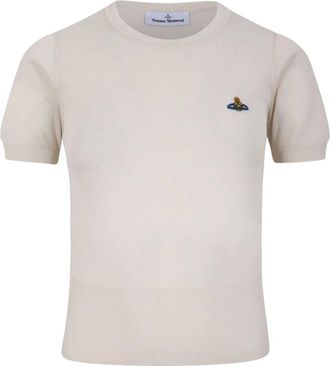 Vivienne Westwood Femme, Pulls, Beige, Taille: 38 FR Bea Cotton T-Shirt