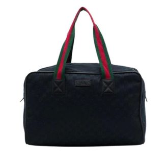 Gucci Sac week-end Pre-owned - unisex - Pre-owned - Noir - Taille: ONE Size