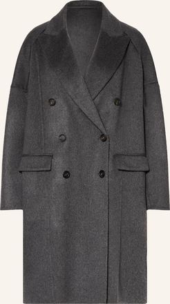 Brunello Cucinelli Brunello Cucinelli Cashmere-Mantel grau