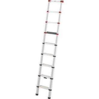 Hailo Teleskop-Anlegeleiter Alu.9 Sprossen max.Gesamtbelastung 150kg