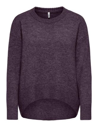 Only Onlalivia Ls High-Low O-Neck Noos KNT