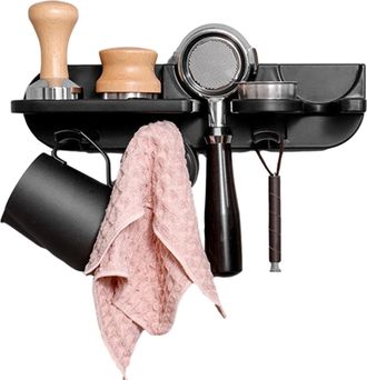 Generic Kaffee-Siebträger-Halter, Wandregal, platzsparend, schwimmend, Küchenwerkzeug-Organizer für Bar, Zuhause, kein Mehrzweck-Aufbewahrungsregal