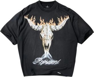 Represent Represent, Homme, Tops, Gris, Taille: M T-Shirt 100% Coton
