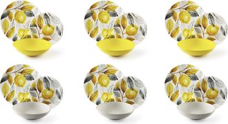 Excelsa Tafelservice 18-teilig Lemon Grey