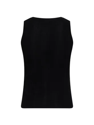 Max Mara Womens Tank Top Black Viscose