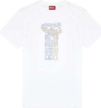 Diesel Herren T-Diegor-K68 T-Shirt - - Tops - Herren - Wei&szlig; - XL