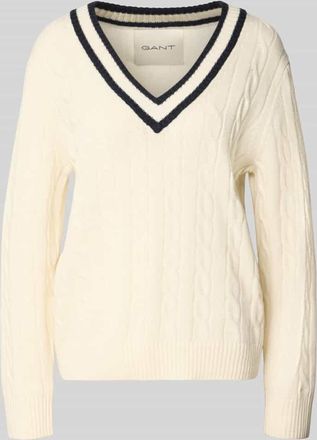 GANT Regular Fit Strickpullover aus reiner Wolle