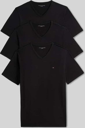 Tommy Hilfiger Regular Fit T-Shirt aus Baumwoll-Mix im 3er-Pack